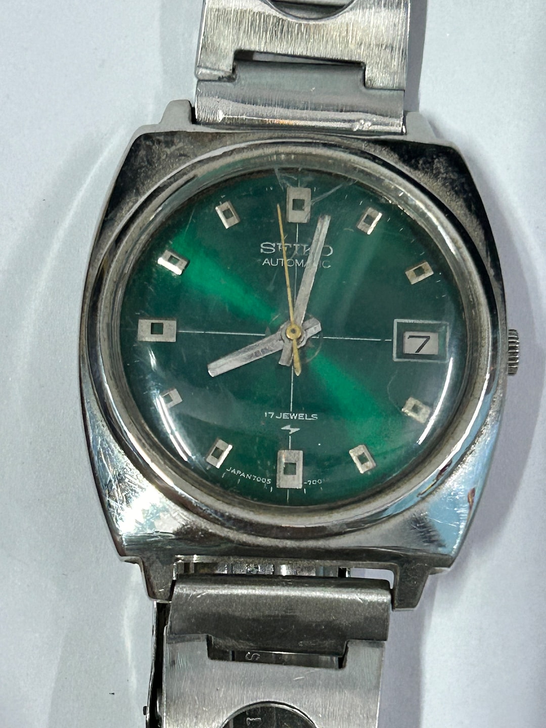 Seiko Automatic Green Dial 17 Jewels Rare Vintages Mens Wrist - Etsy