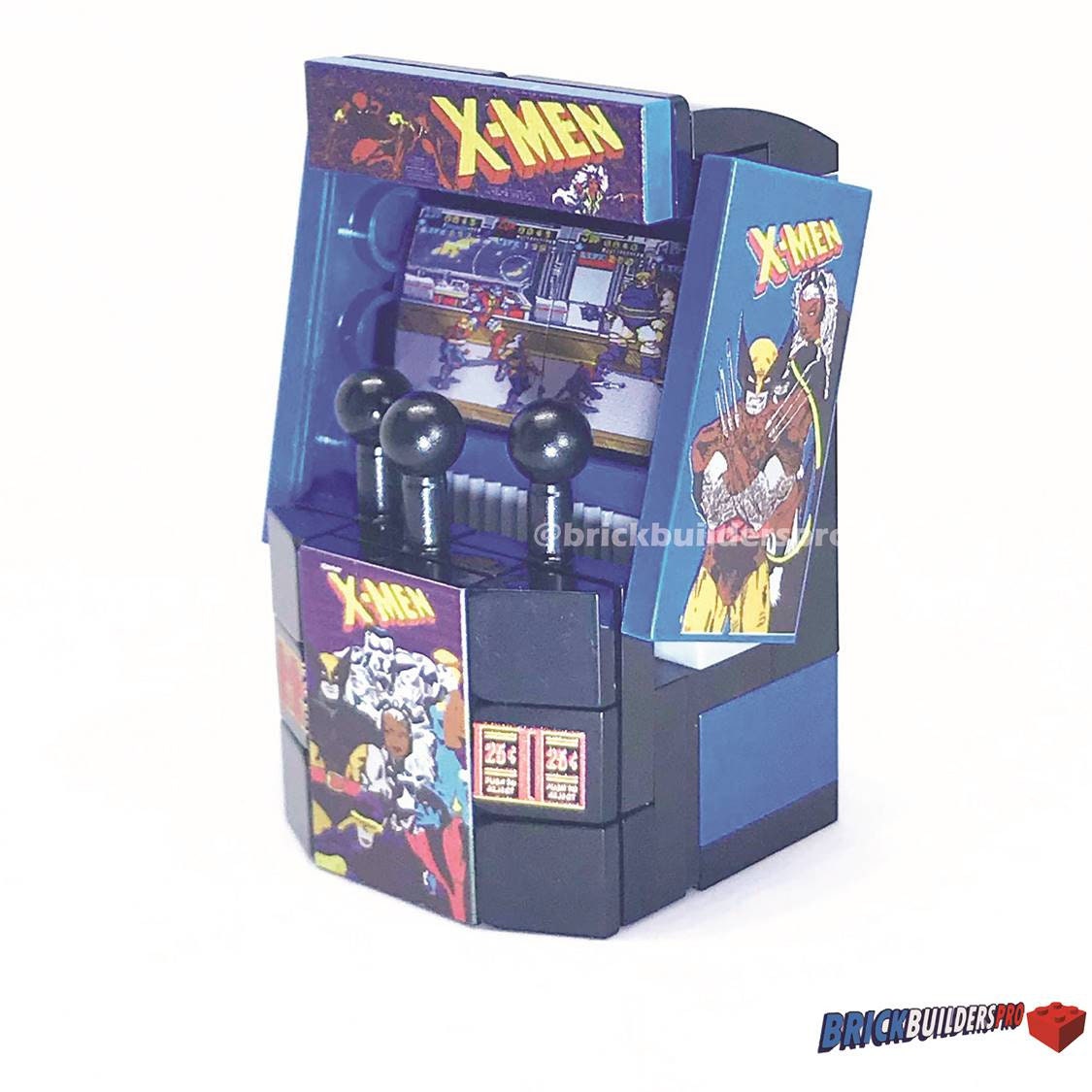 Arcade Machine Build, X Men Theme, Minifigure Scale, Custom Made Pieces ...