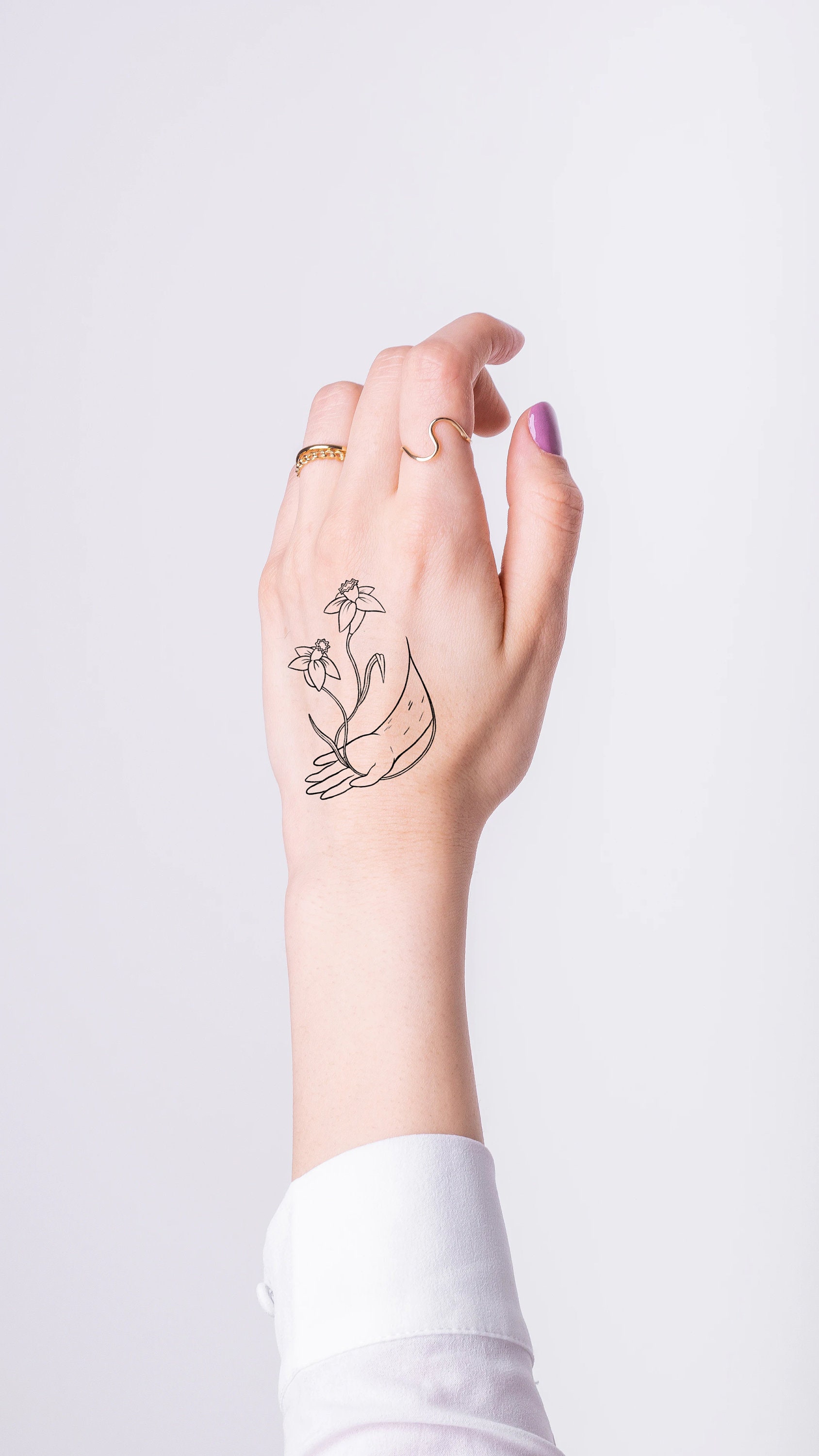 Tattoo Design - March Birth Month Flower - Etsy