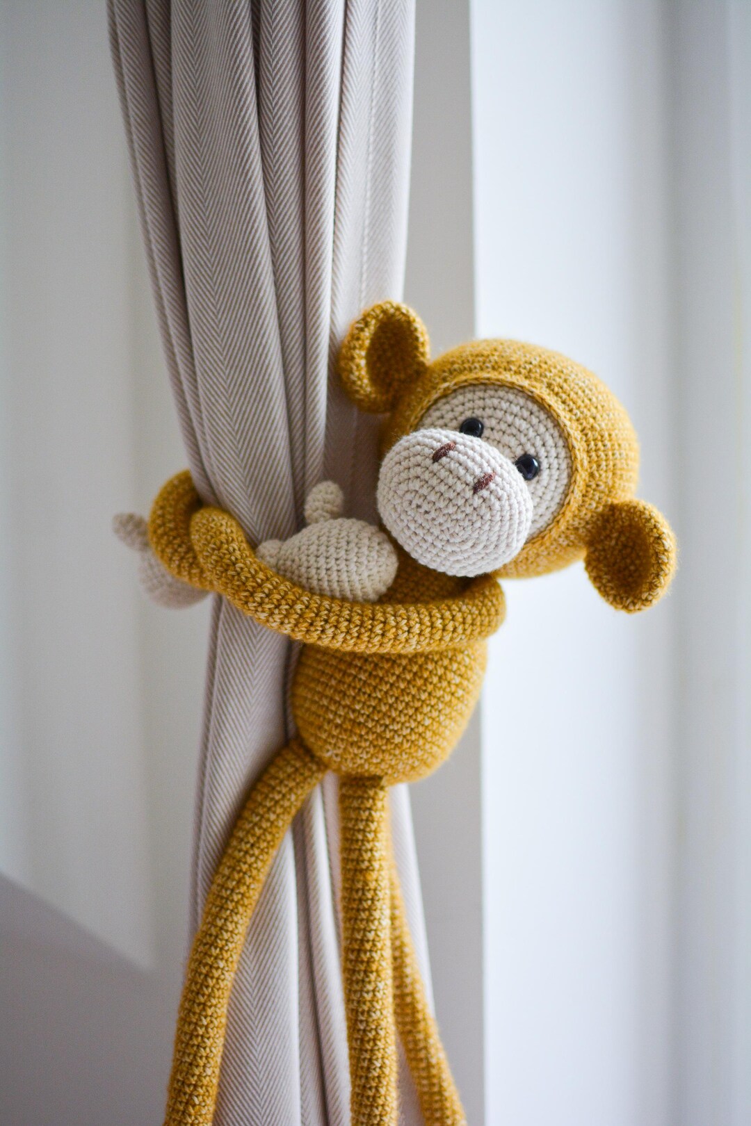 Stuffed Monkey With Long Arm, Jungle Animal Toy, Nursery Baby ...