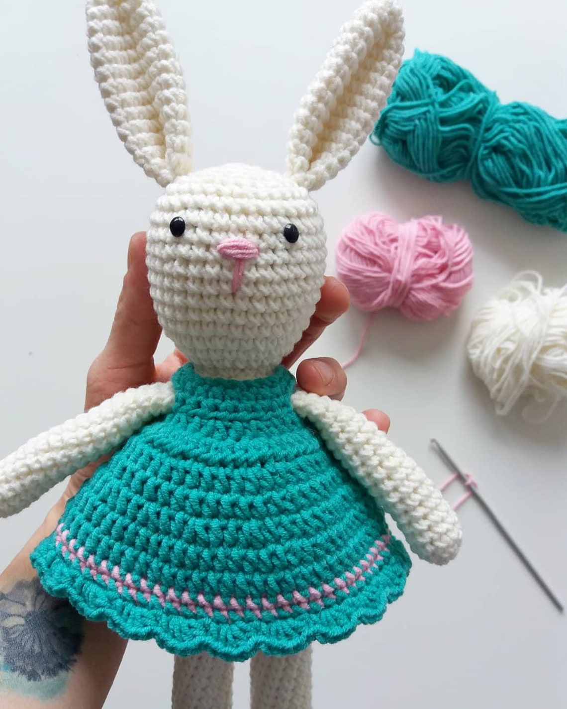 Crochet Bunny Bunny Toy for Kids Amigurumi Bunny Stuffed - Etsy