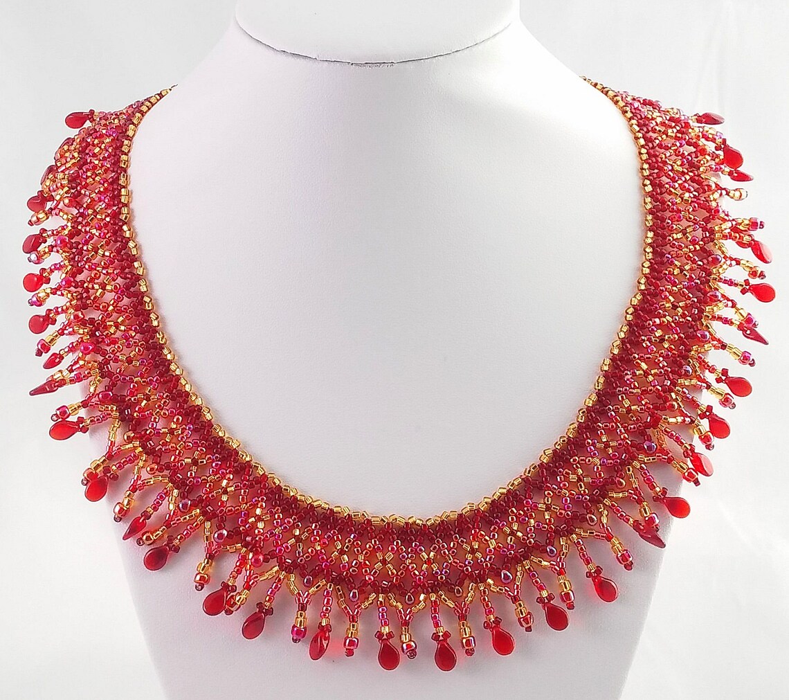 Rainbow Red & Gold - Etsy