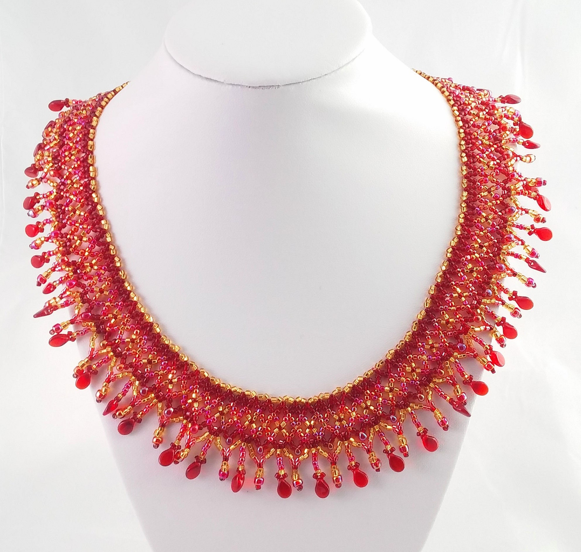 Rainbow Red & Gold - Etsy