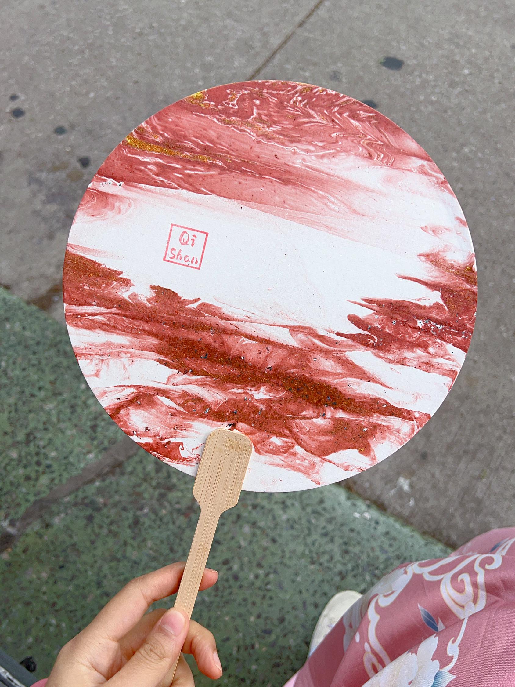 Unique Gift One-of-kind Original Handmade Chinese Traditional Art Fan ...