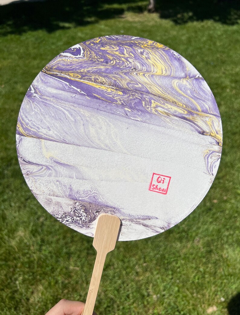 Unique Gift One-of-kind Original Handmade Chinese Traditional Art Fan ...