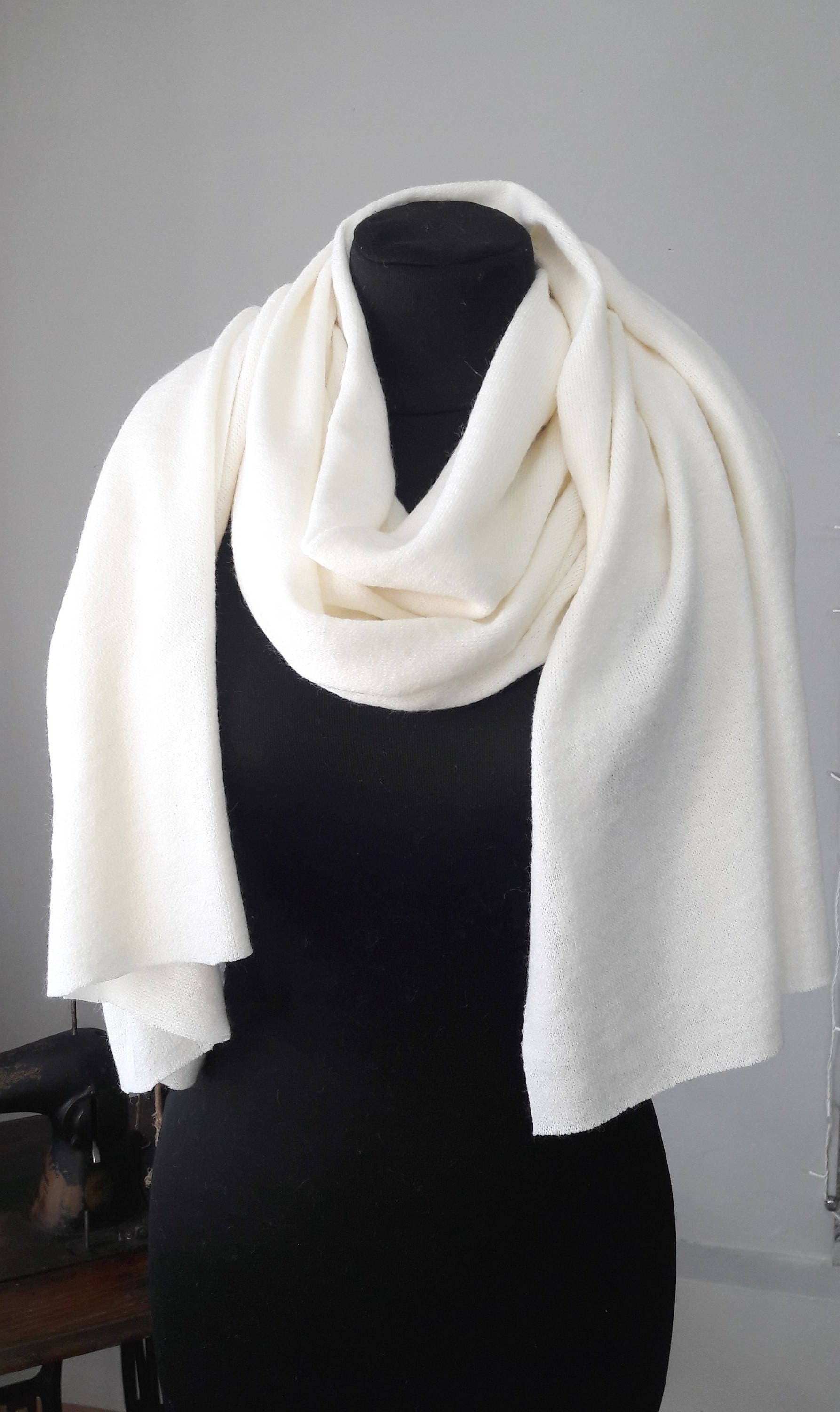 Ivory Angora Wedding Shawl: Warm Bridal Wrap - Etsy