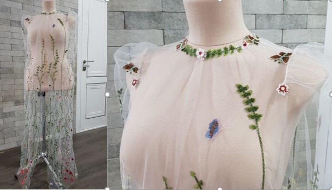 Flower Wedding Cape, Floral Cape, Secret Garden Wildflower Cape ...