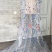 Blue Flower Wedding Cape Floral Wedding Cloak Secret Garden - Etsy