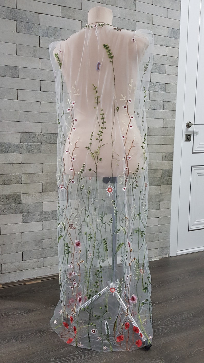 Flower Wedding Cape Floral Cape Secret Garden Wildflower - Etsy