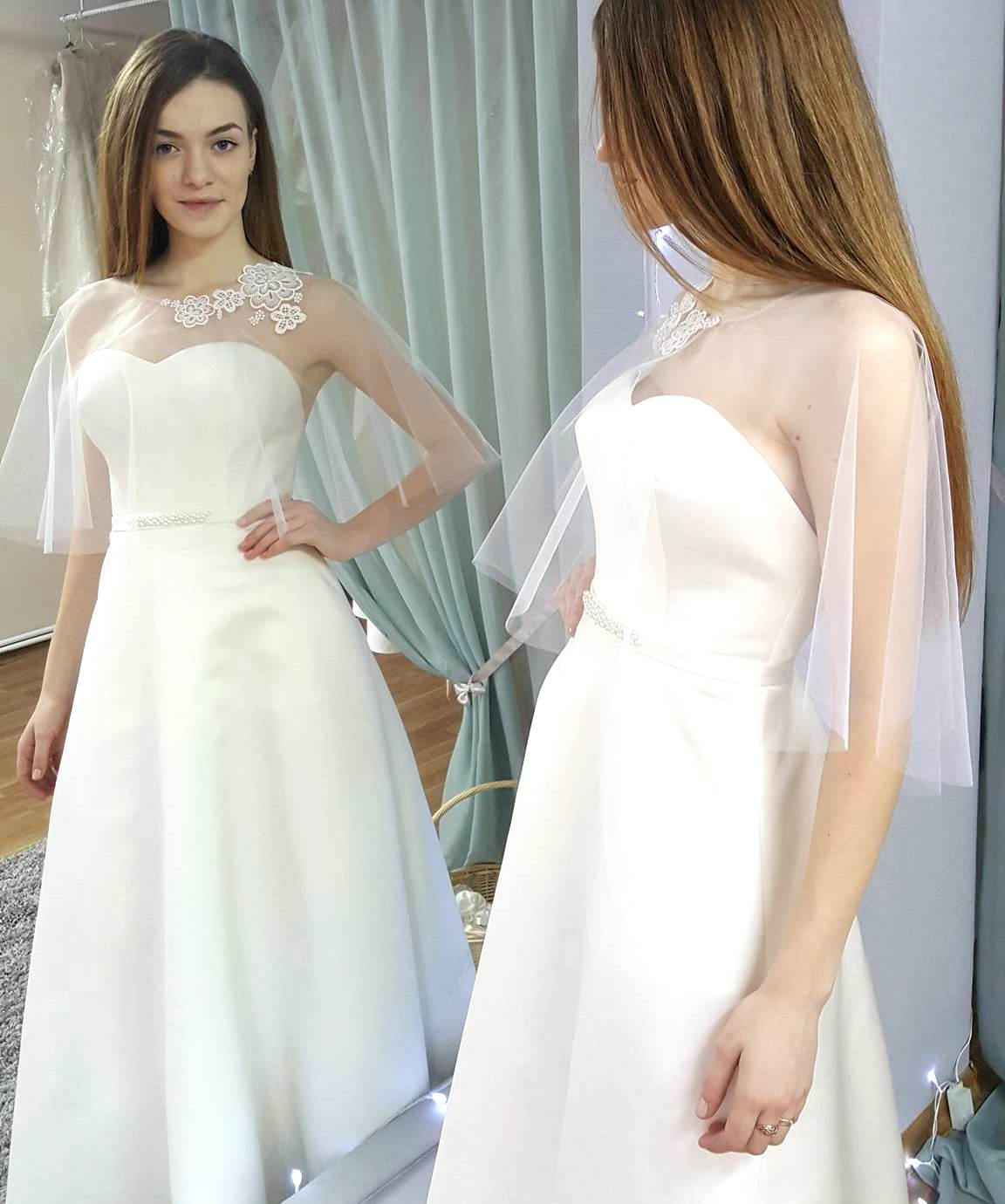 Capa de boda Boho capelet de boda de tul separaciones | Etsy