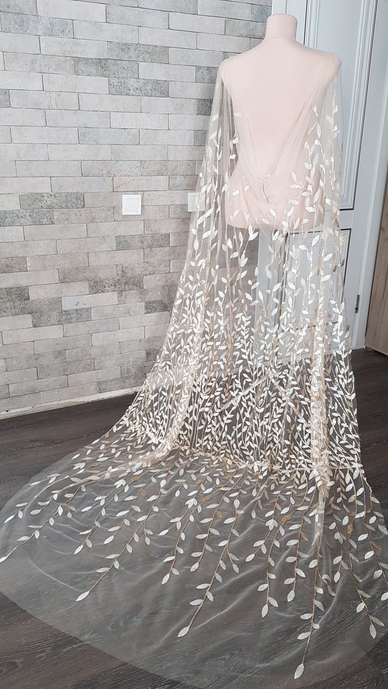 Navy Blue Leaves Wedding Cape Floral Flower Cape Secret - Etsy