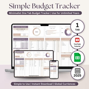 Simple Month Budget, Simple Budgeting Spreadsheet, Monthly Budget Spreadsheet Simple ...