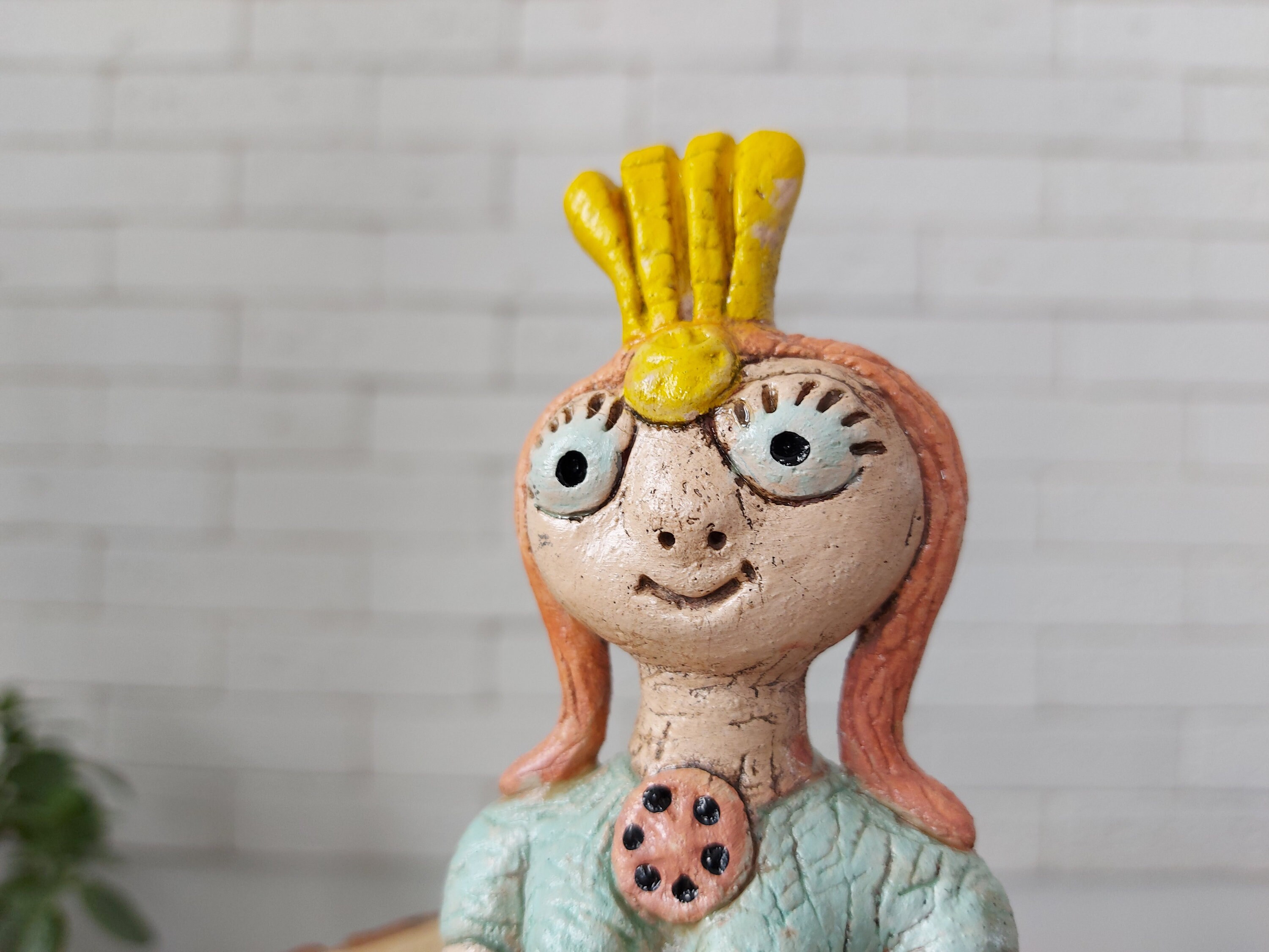 Сeramic Princess Figurine Ceramic Girl Handmade Princess Clay | Etsy