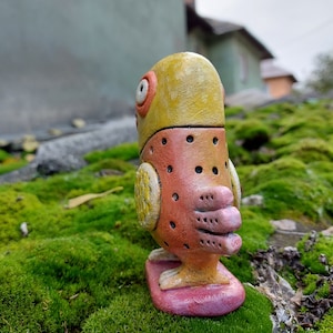 Ceramic Crow Figurine Ceramic Raven Figurine Handmade Crow - Etsy