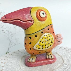 Ceramic Crow Figurine Ceramic Raven Figurine Handmade Crow - Etsy