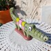 Ceramic Crocodile Figurine Ceramic Alligator Figurine Handmade ...