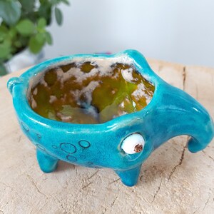 Ceramic Monster Figurine Handmade Monster Bowl Ceramic Anteater Pottery ...