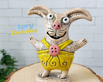 Ceramic Rabbit - Etsy