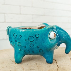 Ceramic Monster Figurine Handmade Monster Bowl Ceramic Anteater Pottery ...