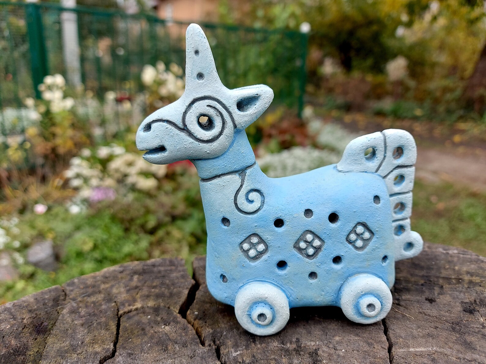 Ceramic Unicorn Figurine Handmade Unicorn Sculpture Clay - Etsy