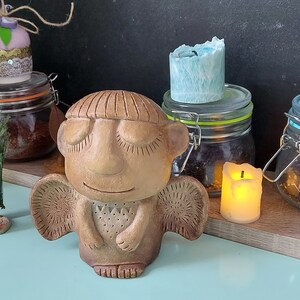 Ceramic Angel Handmade Angel Figurine Angel Home Decor Angel - Etsy