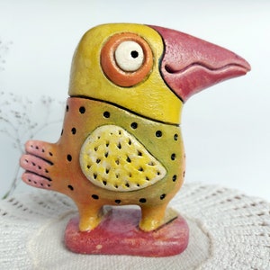 Ceramic Crow Figurine Ceramic Raven Figurine Handmade Crow - Etsy