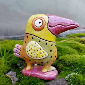 Ceramic Crow Figurine Ceramic Raven Figurine Handmade Crow - Etsy