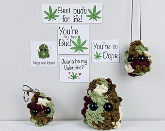 Adopt a Weed Nugget Plushie, Nug in Jar, 420 Friends, Marijuana, Stoner ...