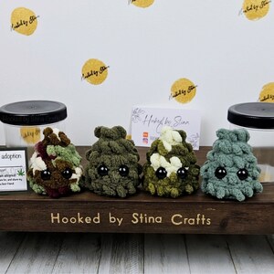 Adopt a Weed Nugget Plushie, Nug in Jar, 420, Marijuana, Stoner ...