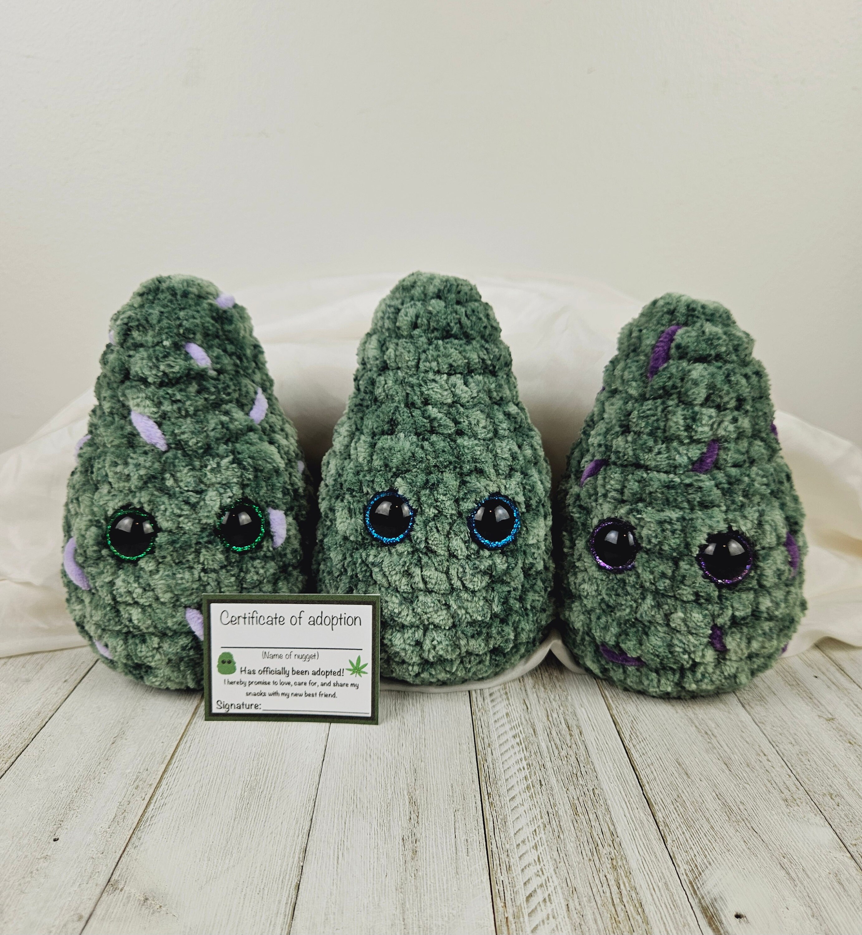 Weed Nugget Plushie, Crochet Nugs, Smoke Station Decor, 420 Friends ...