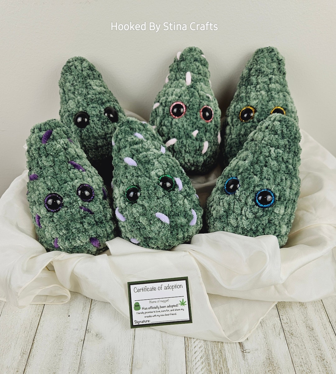 Weed Nugget Plushie, Crochet Nugs, Smoke Station Decor, 420 Friends ...