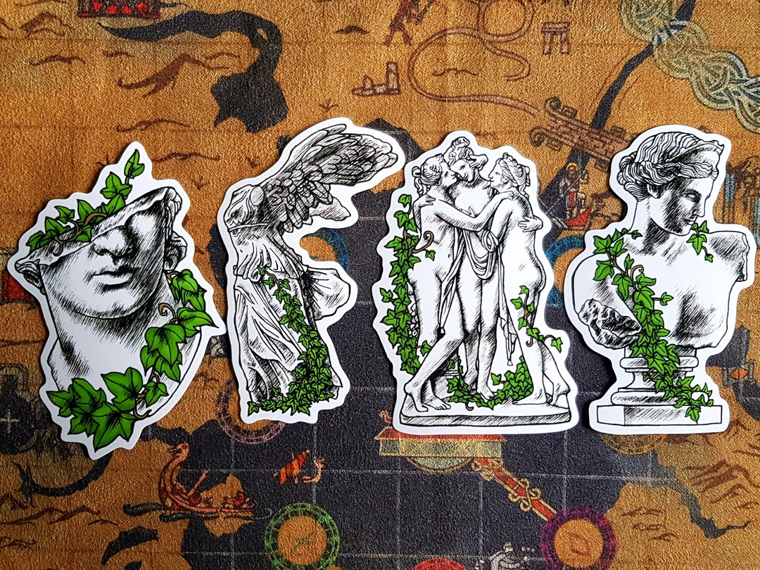 Ivy Statue Sticker Set - Vol. 1 - Etsy