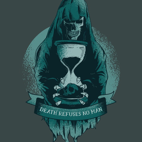 Grim Reaper Hourglass - Etsy