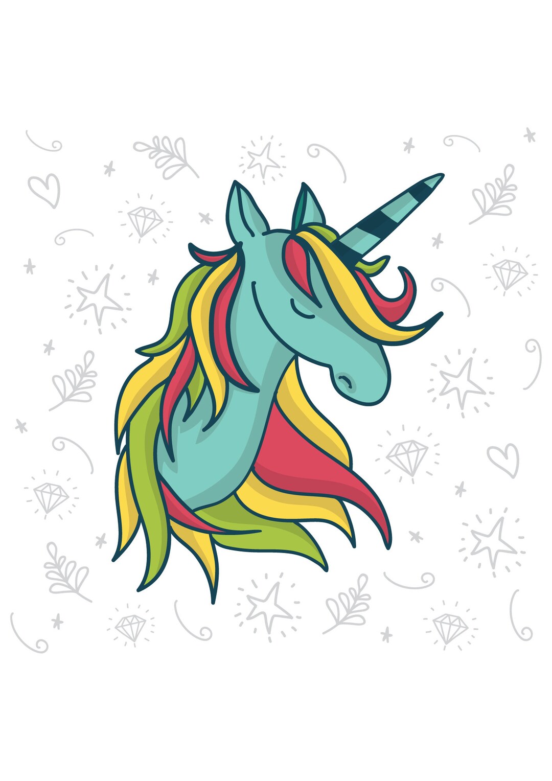 UNICORN POSTER DECORATIONS - Etsy
