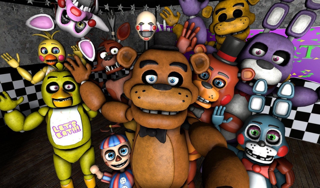 Freddy's Poster Game - Etsy