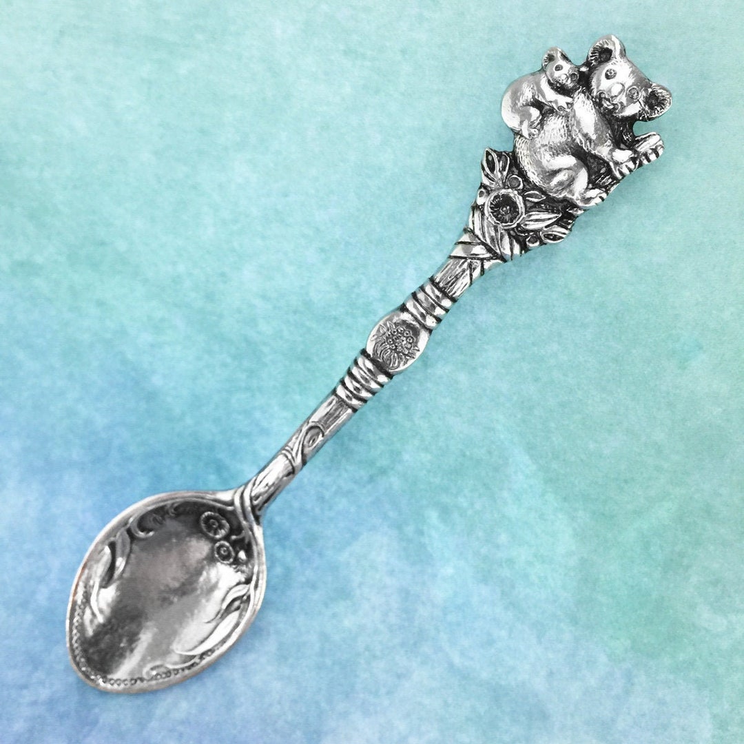 Koala Australian Souvenir Spoon, Australian Made Pewter Gift ...