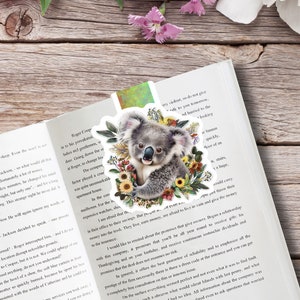 Personalised Magnetic Bookmark, Koala Bookmark, Bookish Gift, Custom ...