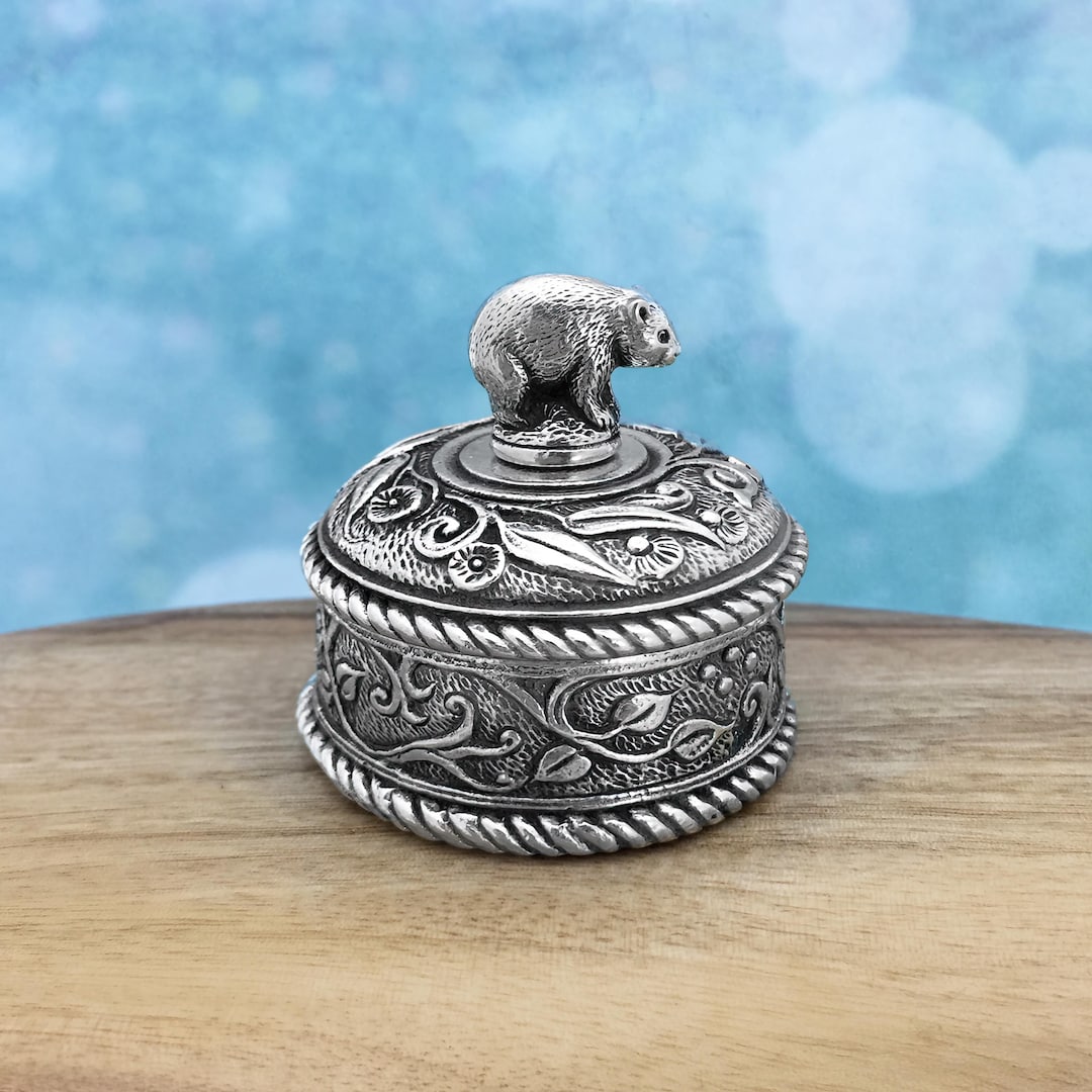 Wombat Australian Miniature Souvenir Jewellery Box, Australian Made ...
