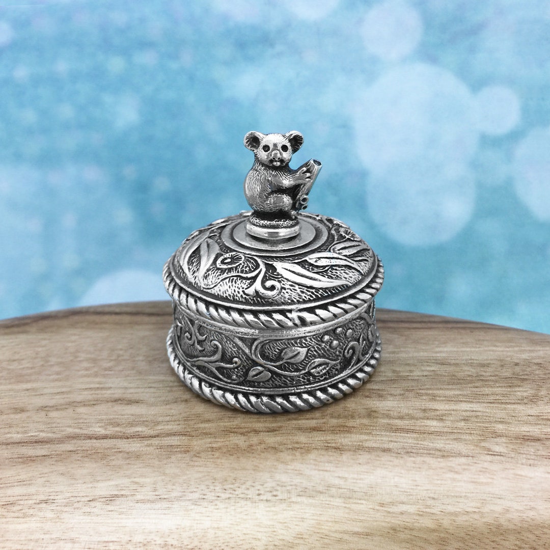 Koala Australian Souvenir Jewellery Box, Miniature Jewellery Box ...