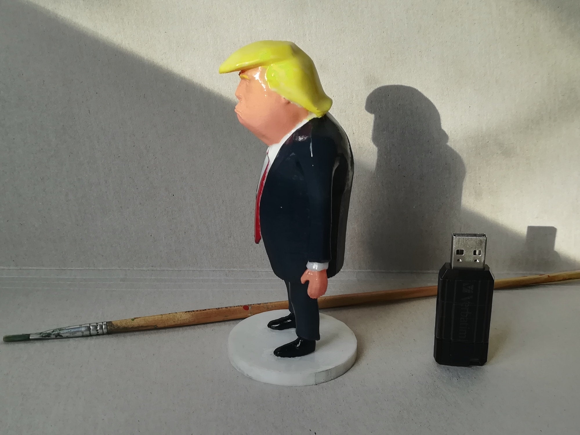Trump Collectible Gift Figure, Toy, 3D Printed Hand Painted Plastic ...