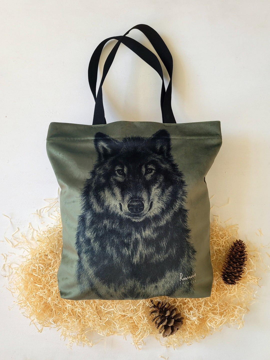 Wolf, Gift, Woods, Rustic Bag, Suinstable Bag, Tote Bag, Shopping Bag ...