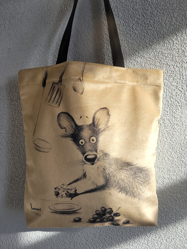 Mouse Mouse in the Kitchen Shoulder Bag Sustainable Bag - Etsy