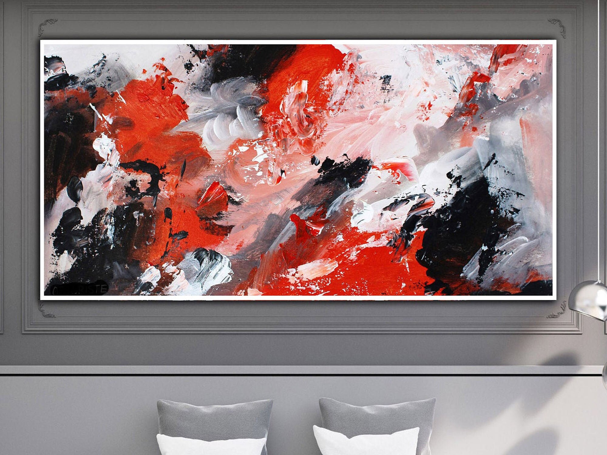 Black And Red Art