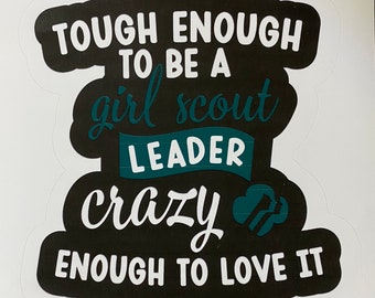 Girl Scout Leader Sticker - Etsy