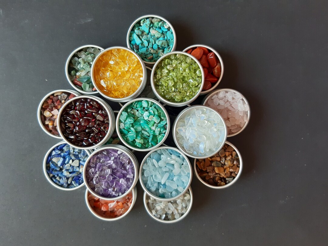 Crystal Chips – Gemstone Chips – Crystal Semi Tumbled Chips Crystal ...