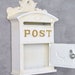Stunning Vintage Style Letterbox White Metal Wall Door Mount Mailbox - Etsy