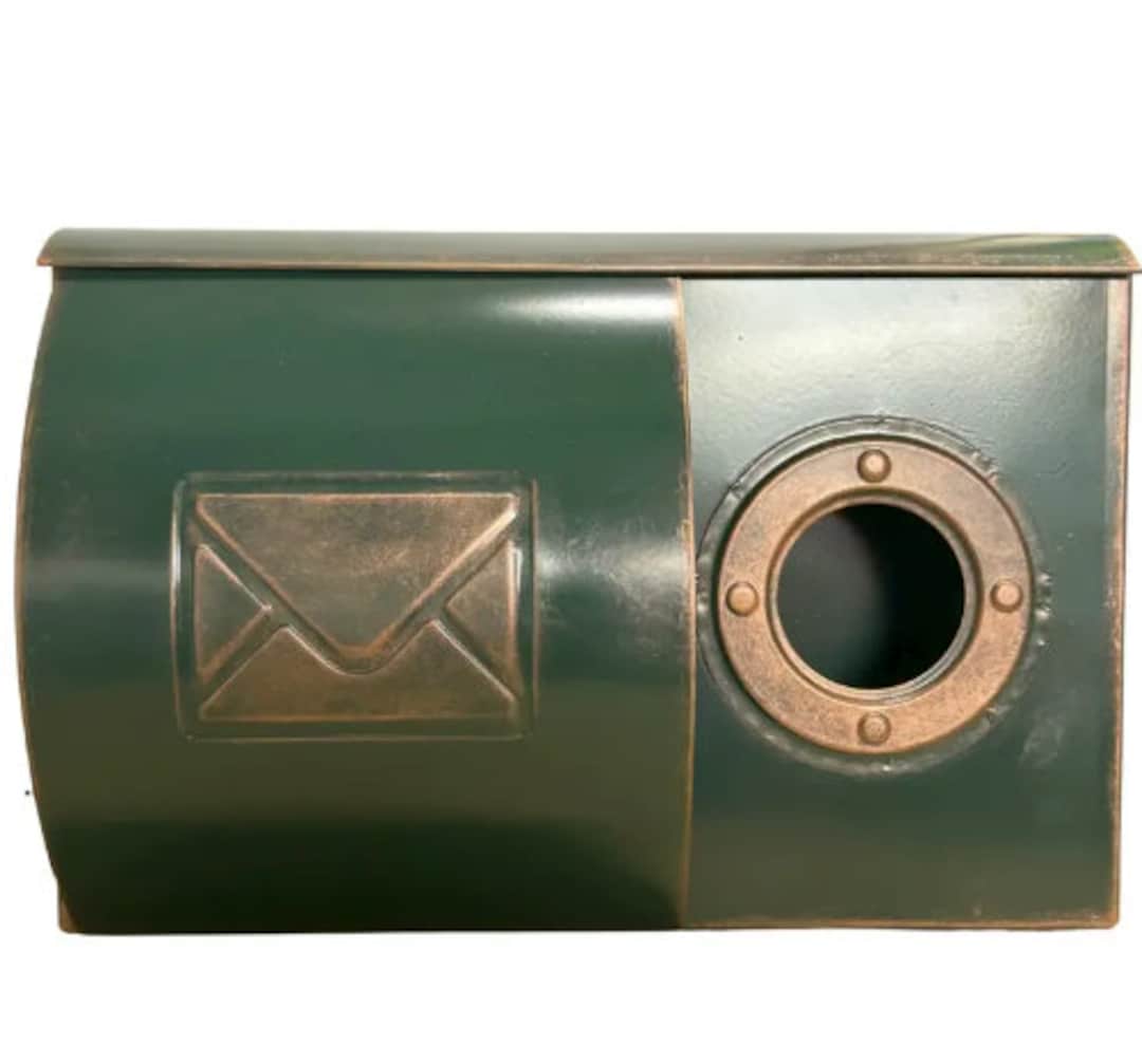 Porthole Viewing Window Elegant and Modern Wall Mount Mailbox,tube for ...