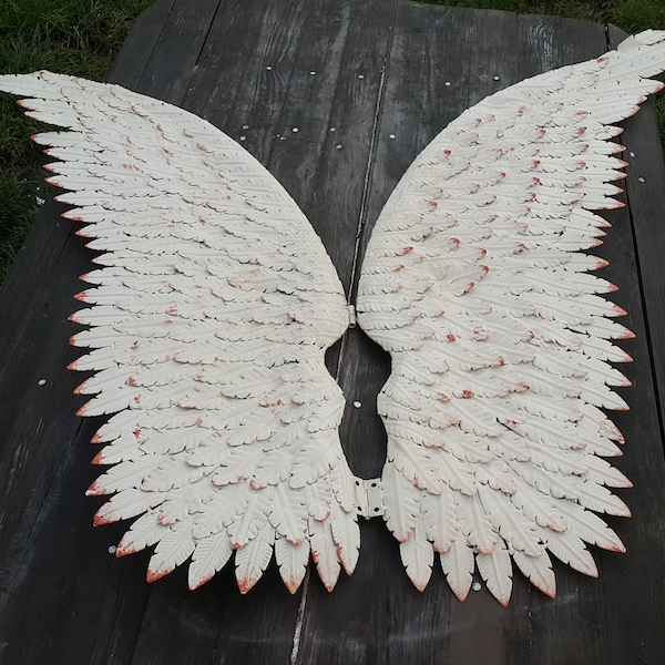 Large Metal Angel Wings - Etsy