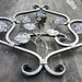 Wrought Iron Gate Valance for Wood Gates and Entry Tops,large Heavy ...
