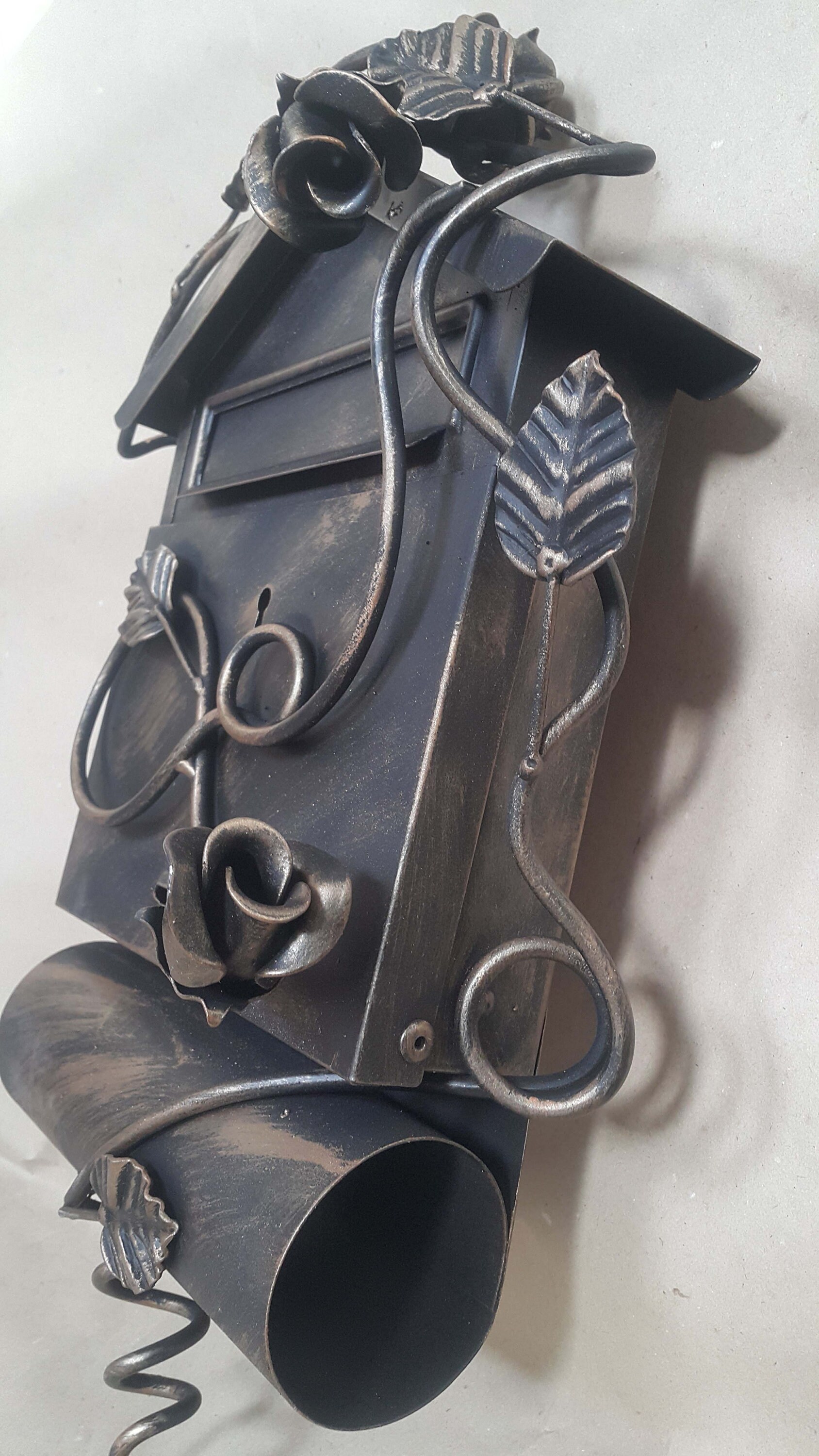 Handmade Metal Mailbox wall Mounted messenger Bag gallery | Etsy
